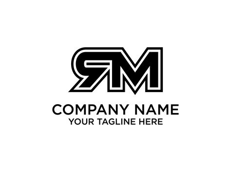 Letter RM Logo Design Vector Graphic By Mlaku Banter Creative Fabrica
