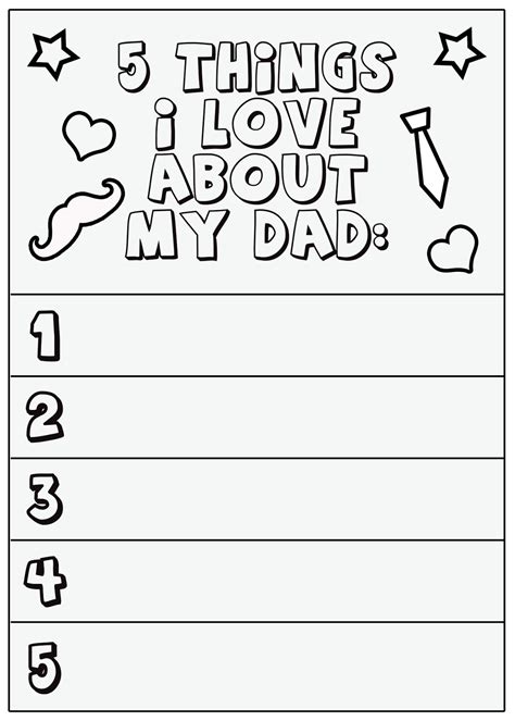 Fathers Day Free Printable