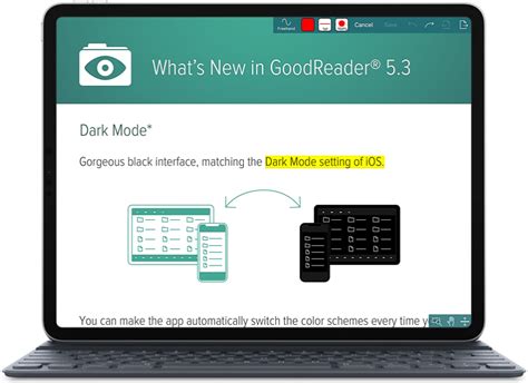 how to edit pdf files with goodreader pro annotate sign highlight