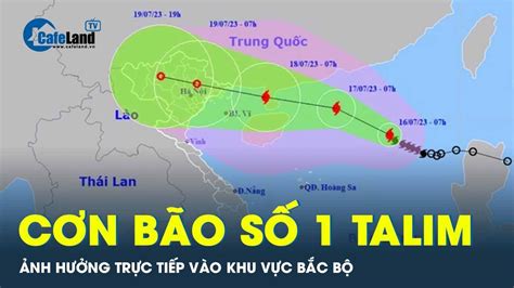 Hướng đi cơn bão số 1 ảnh hưởng trực tiếp đến đất liền Việt Nam