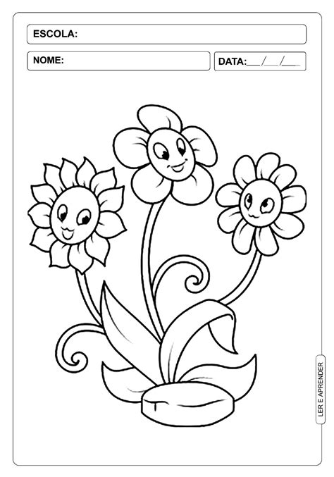 Imagens De Desenhos De Flores Para Colorir Image To U
