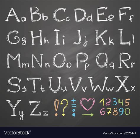 Alphabet Royalty Free Vector Image Vectorstock