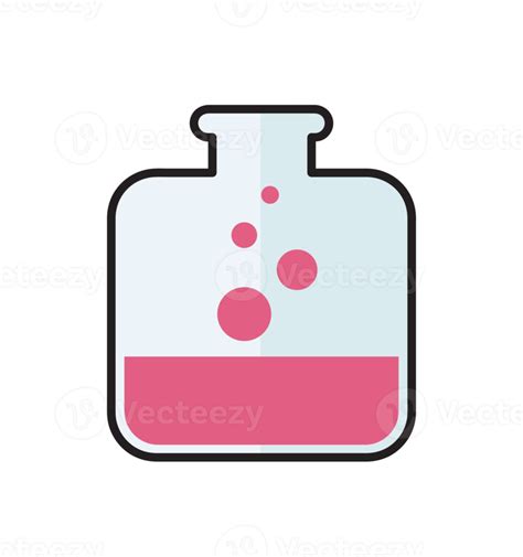 laboratorio lleno de líquido matraces de química 12414521 PNG