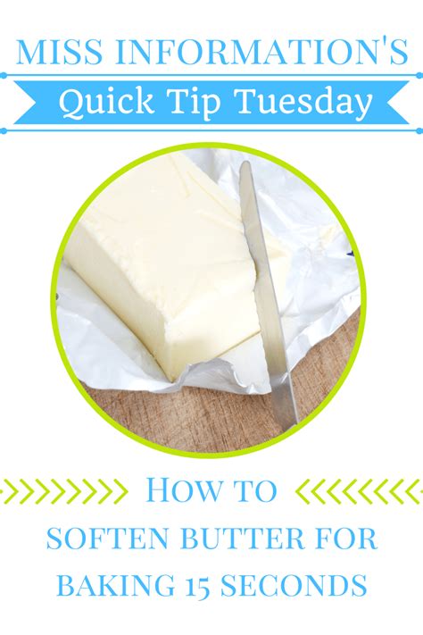 How To Soften Butter Quickly Without Melting It Miss Information