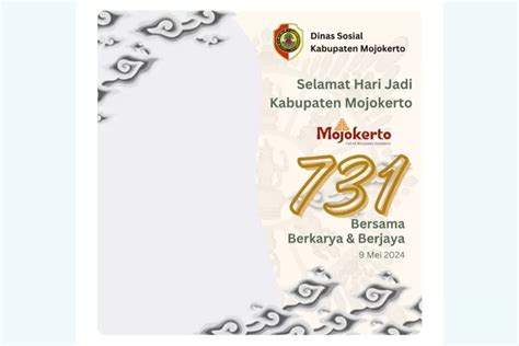 5 Link Twibbon Hari Jadi Kabupaten Mojokerto Ke 731 Terbaru Lengkap