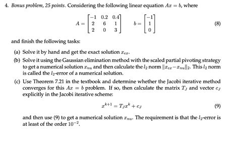 solved 4 bonus problem 25 points considering the
