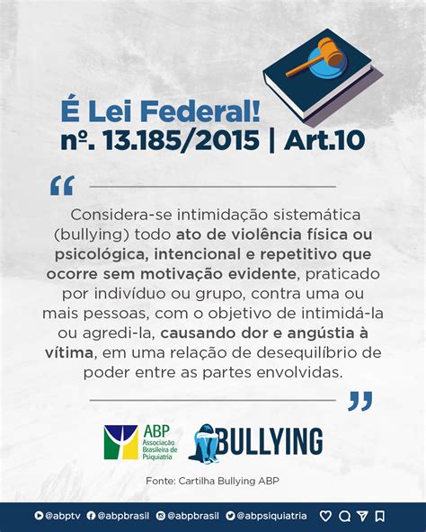 Campanha Contra O Bullying E Cyberbullying Abp