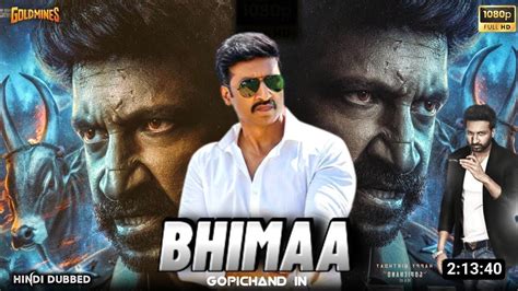 Bhimaa 2023 Full Movie Hindi Dubbed Trailer Gopichand New Movie