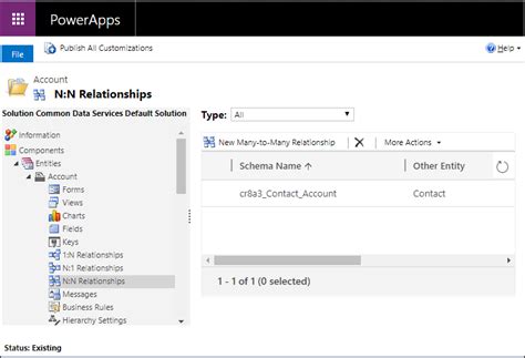 create n n many to many table relationships in microsoft dataverse using solution explorer