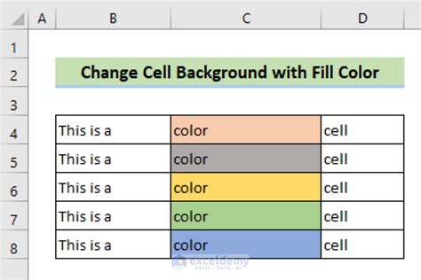 How To Change Background Color In Excel 6 Easy Methods ExcelDemy