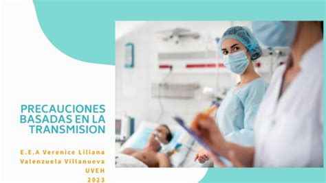 PRECAUCIONES BASADAS EN LA TRANSMISION