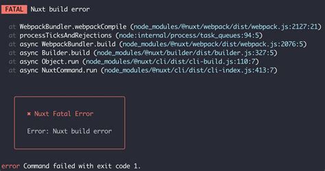 Nuxt Build Has Failed After Updating Tailwindcss Module To The Latest