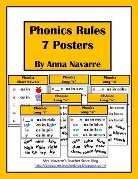 Phonics Rules Posters Phonics Rules Phonics And Vowel Sounds