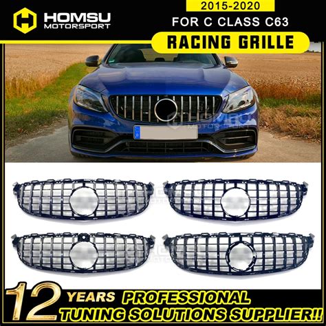 New Arrival Gt Style Grill For C63 Amg C63s Car Styling Gt Racing