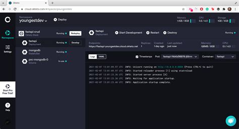 adding a database to your application using okteto stacks okteto