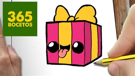 Como Dibujar Regalo Kawaii Paso A Paso Dibujos Kawaii Faciles How