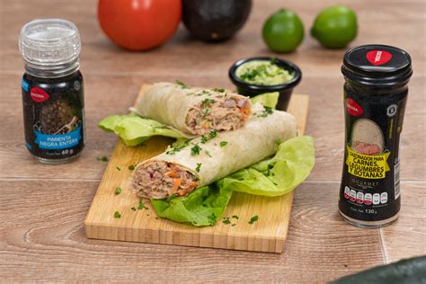 Wraps de atún con aguacate Escosa de Buen Sabor