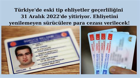 Türkiyede eski tip ehliyetler yıl sonunda geçersiz sayılacak Malta