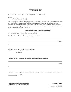 Fillable Online Request For Statements Of Qualifications And Sealed Fee