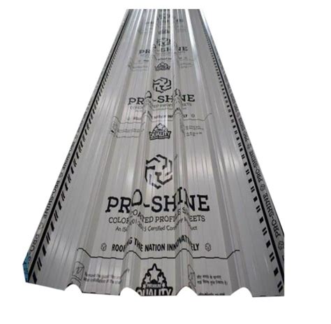 Pro Shine Industrial Color Coated Roofing Profile Sheet Thickness Of