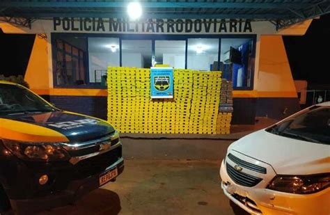 Polícia Militar Rodoviária apreende mais de meia tonelada de maconha em