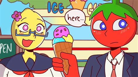 Ms Lemons Meets Mr Tomato BUT WITH A TWIST Ice Cream Secret YouTube