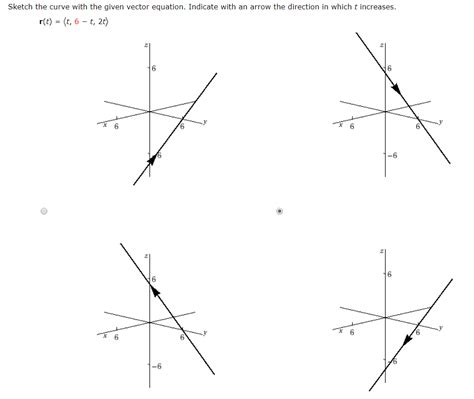 solved sketch the curve with the given vector equation