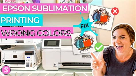 Epson Sublimation Printer Printing Wrong Colors Fixing Epson F170 And