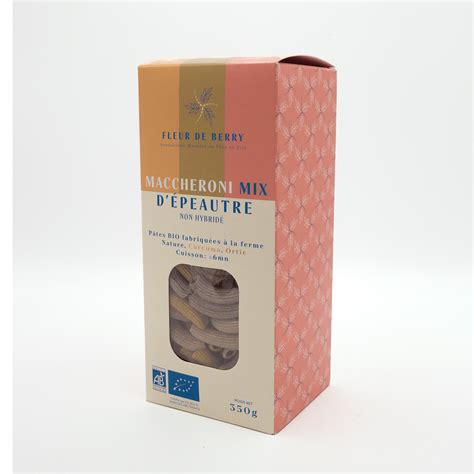 Maccheroni d Épeautre MIX Fleur de Berry