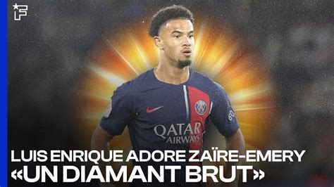 Luis Enrique est TOTALEMENT FAN de Warren Zaïre Emery YouTube