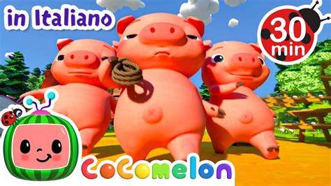 I Tre Porcellini CoComelon Italiano Canzoni Per Bambini YouTube