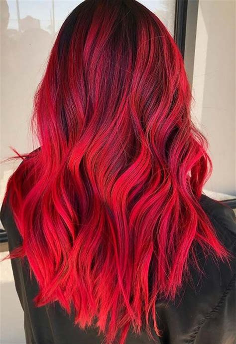 Bright Red Hair Color Ideas