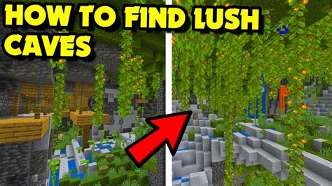 How To Find LUSH CAVES In Minecraft 1 18 Minecraft Tutorial YouTube
