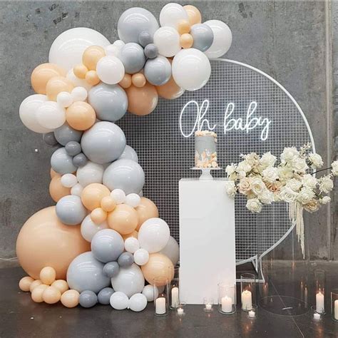 Eanjia Pcs Blush Balloon Arch Garland Kit Diy Double Stuffed
