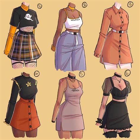 Cool References For Drawing Outfits Girl Outfit Drawings