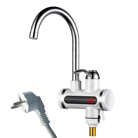 Quente cozinha tankless aquecedor de água 220 v 3000 w torneira
