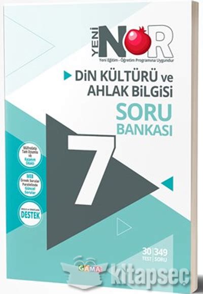 7 Sınıf NAR Din Kültürü ve Ahlak Bilgisi Soru Bankası Gama Yayınları