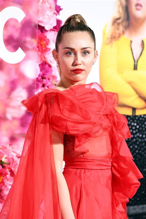 Miley Cyrus And Nick Jonas At Isn T It Romantic Premiere POPSUGAR
