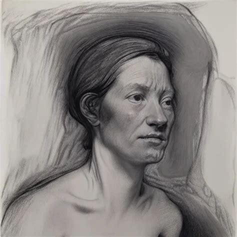 Oil Painting Figurative Painting Of A Woman By Lucian Stable