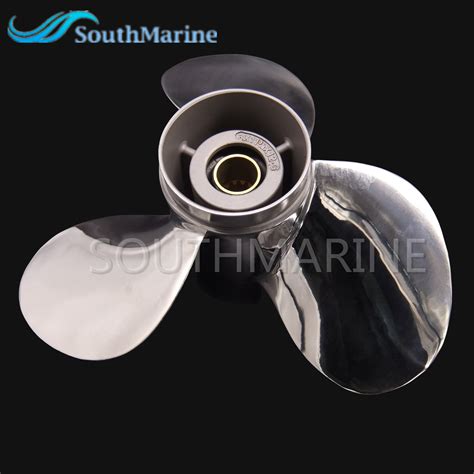 SouthMarine Boat Engine Stainless Steel Propeller 11 3 8x12 G For