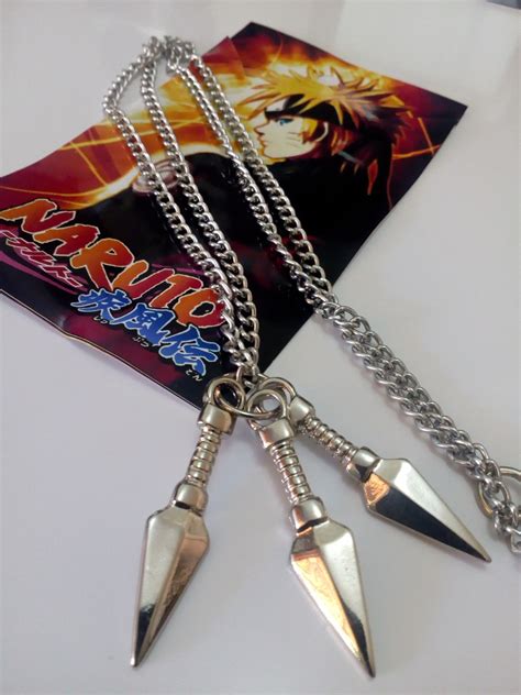 Colar 3 Kunai Naruto Shippuuden Metal R 25 00 Em Mercado Livre