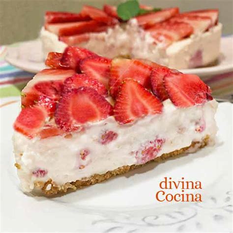 Tarta De Fresas Con Nata Receta De DIVINA COCINA