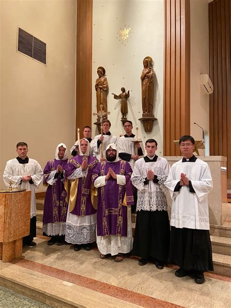 Knights Of Columbus Latin Mass Report Solemn Mass For All Hallows