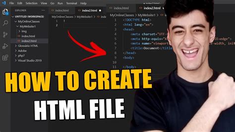How To Easily And Quickly Create An HTML File In Visual Studio Code