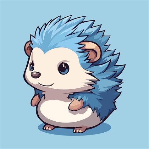 Premium Vector Cute Vector Cartoon Hedgehog