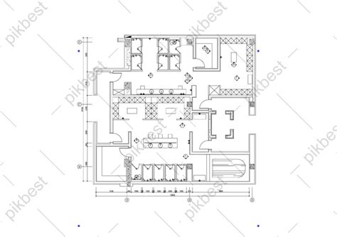 Dessin CAO De Plan D étage De Vestiaire DWG Décoration et modèle