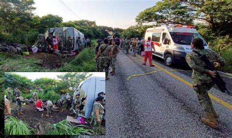Vuelca camión de Semar en Oaxaca hay un muerto y 17 heridos Turquesa News