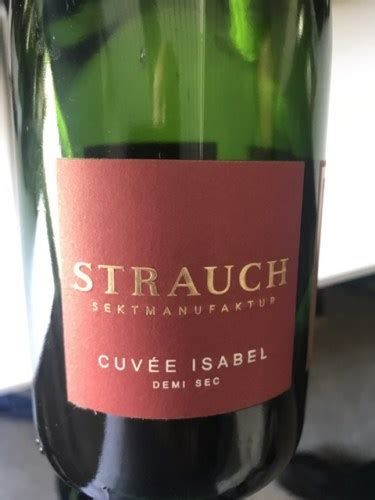 Strauch Cuvée Isabel Demi Sec Vivino US