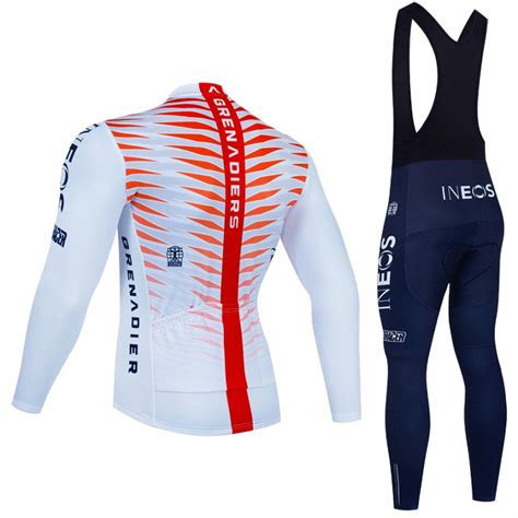 Ensemble cuissard vélo et maillot cyclisme hiver pro INEOS Grenadiers