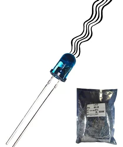 Diodo Led Infrarrojo Ir Emisor Mm Fotodiodo Piezas Meses Sin Inter S